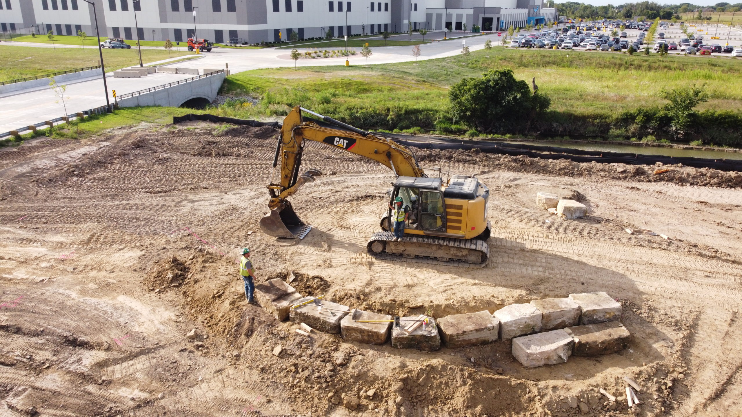 Capstone Quadrangle Historic Monument Park under Construction at Ryan ...
